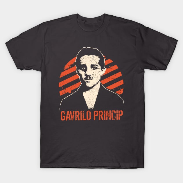 Gavrilo Princip - Gavrilo Princip - T-Shirt | TeePublic