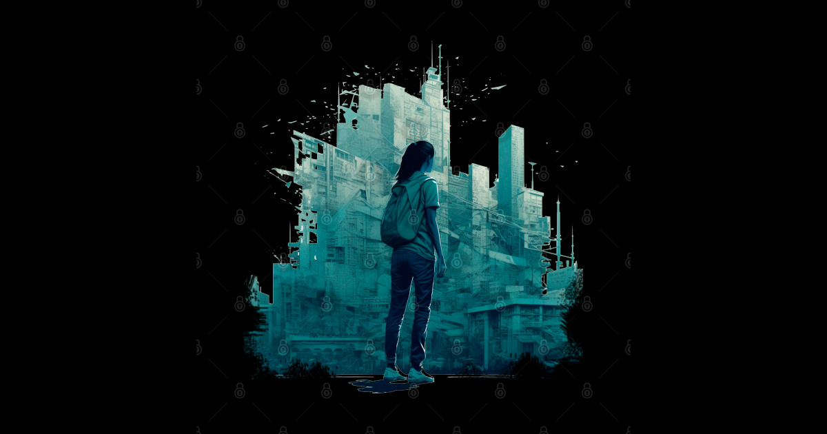 Welcome to Big City - Architecture - Sticker | TeePublic