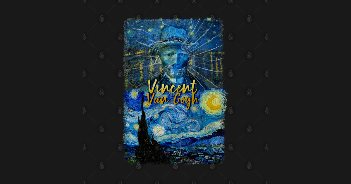 Vincent Van Gogh - Vincent Van Gogh - T-Shirt | TeePublic