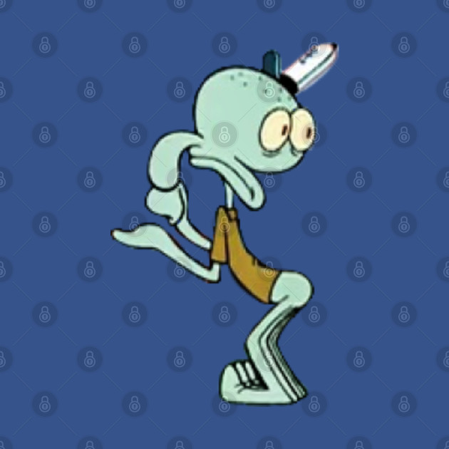 Squidward Scared - Squidward - T-Shirt sold by CarolinJones | SKU ...