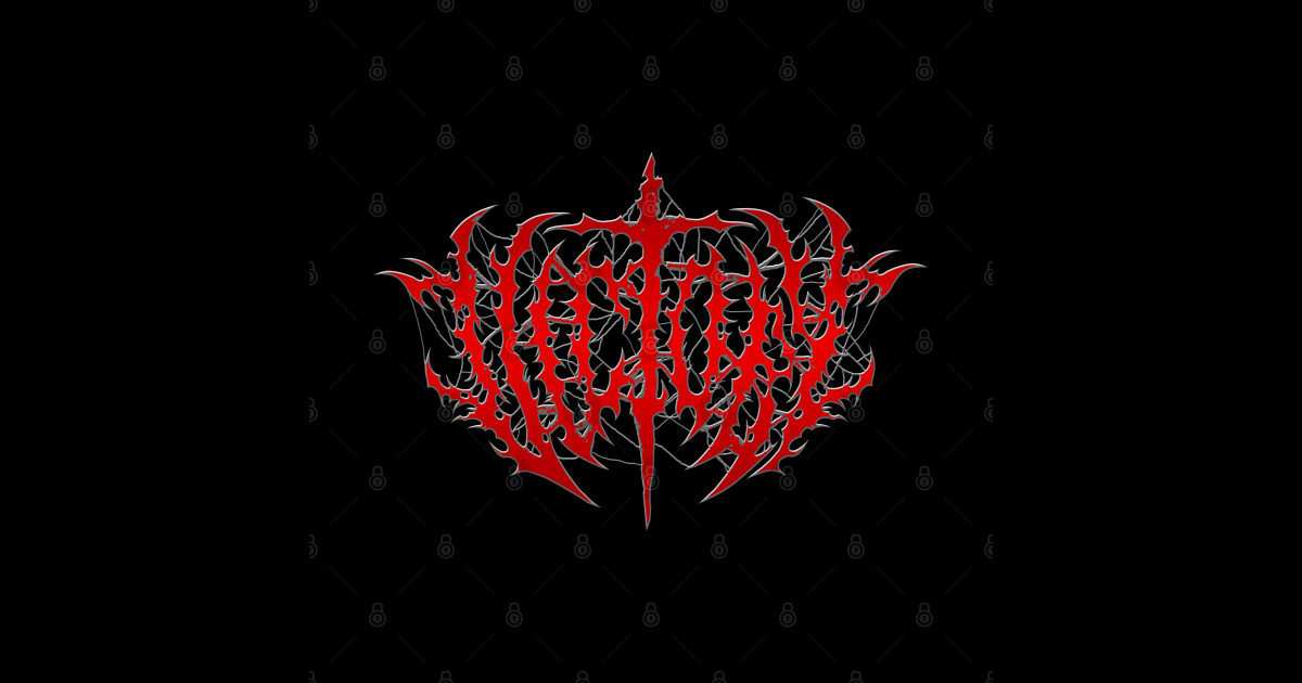 Victory death metal design (red) - Death Metal - Sticker | TeePublic