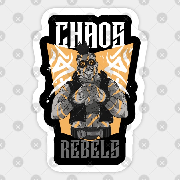 Steampunk Devil Smiling Character - Steampunk - Sticker | TeePublic