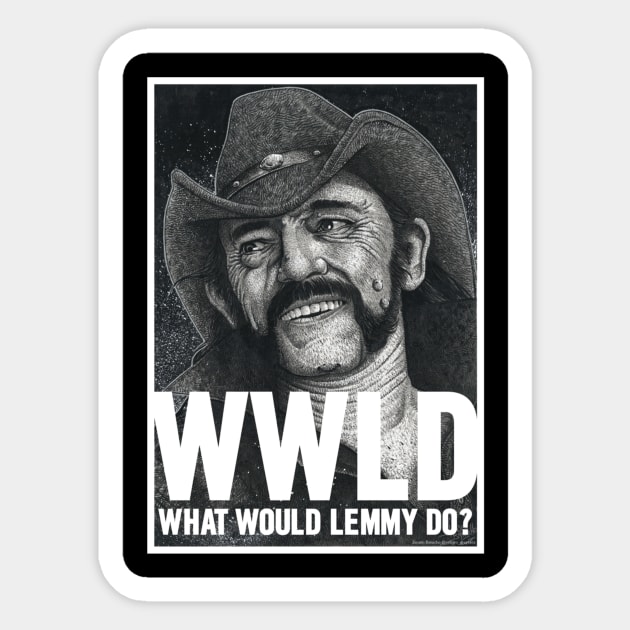 Lemmy_Kilmister - Lemmy Kilmister - Sticker | TeePublic