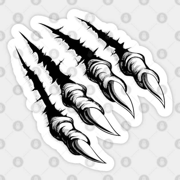 Tiger's Paw - Tiger - Sticker | TeePublic