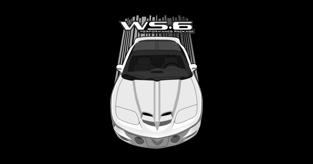 Pontiac Trans Am WS6 4thgen - White - White Ws6 - Sticker | TeePublic