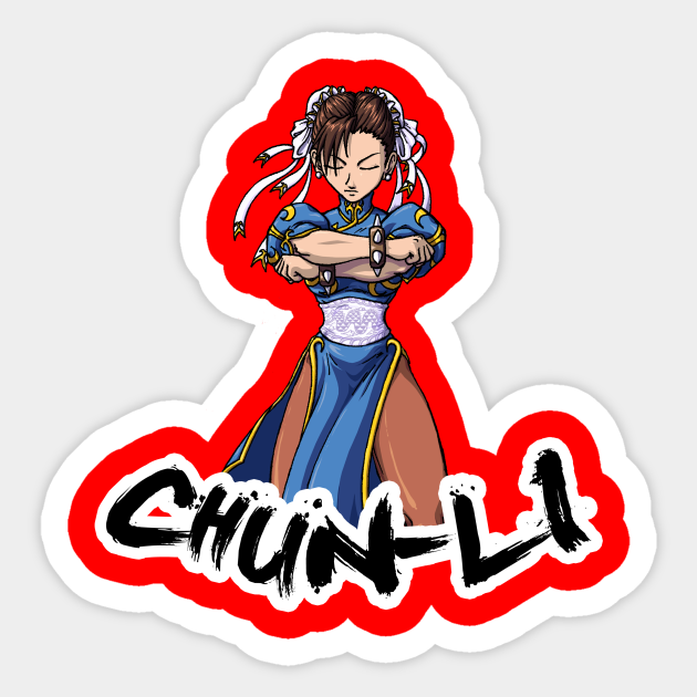 Chun-Li - Capcom - Sticker | TeePublic