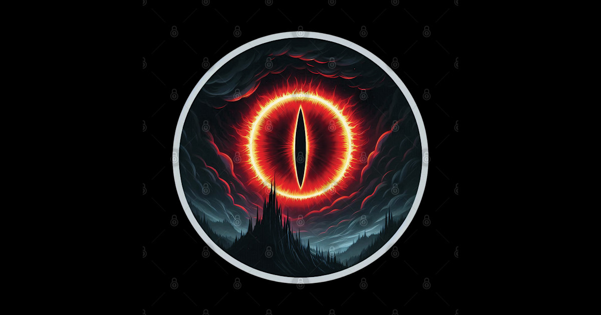 The eye of Sauron watching you from the night sky - Lord Of The Rings ...