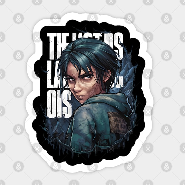 An ominous anime boy - Anime Face - Sticker | TeePublic