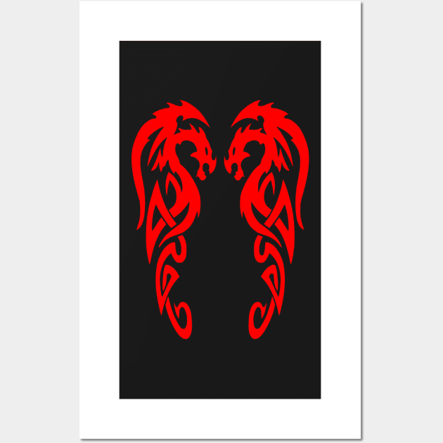 Twin Dragons Design - Twin Dragons Design - Posters and Art Prints ...