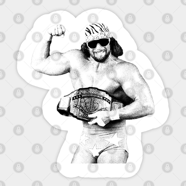 Classic -- Randy Savage -- Randy Savage - Sticker | TeePublic