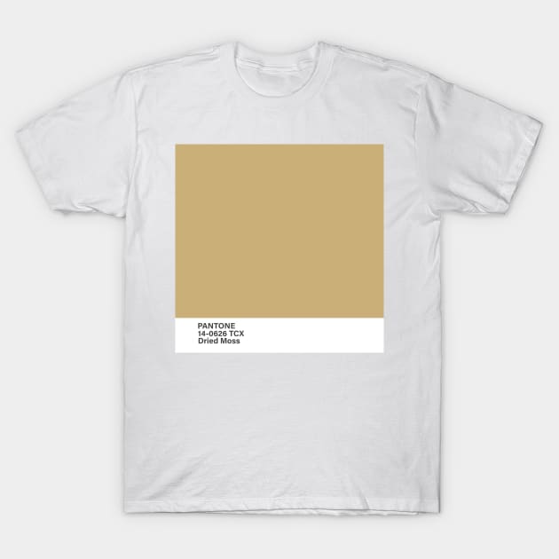pantone 14-0626 TCX Dried Moss - Pantone Color - T-Shirt | TeePublic
