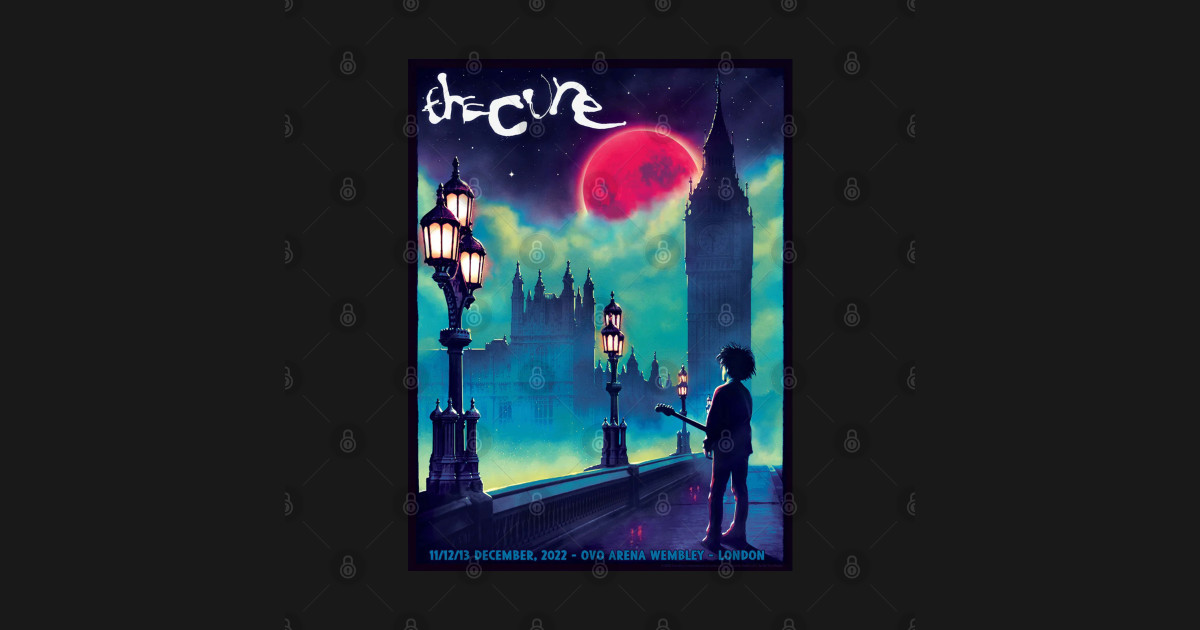 The Cure Classic Retro Concert Tour - The Cure - T-Shirt | TeePublic