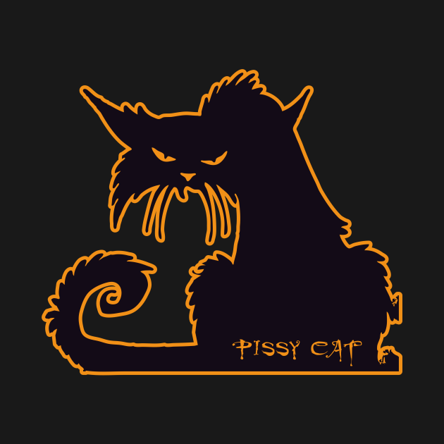 Pissy Cat - Cats - T-Shirt | TeePublic