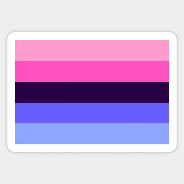 Omnisexual Pride Flag - Flag - Sticker | TeePublic