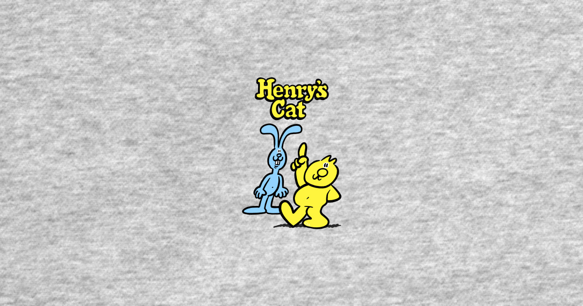 Henry's Cat and Chris Rabbit - Henrys Cat - Baseball T-Shirt | TeePublic