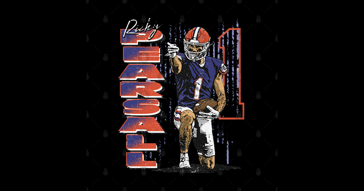 Ricky Pearsall College Vertical - Ricky Pearsall - Sticker | TeePublic