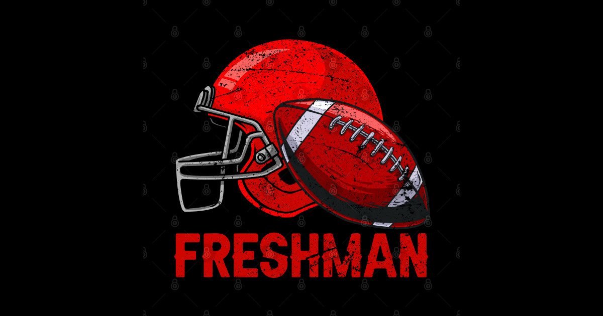 Freshman - American Football - Sticker | TeePublic
