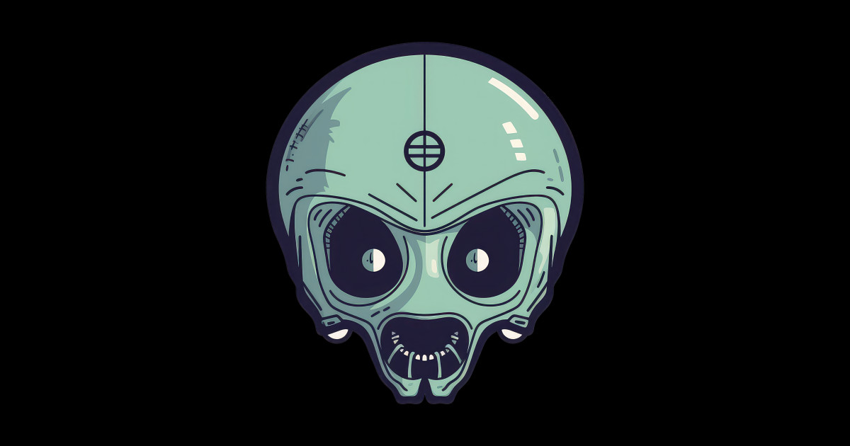 Alien football - Alien - Sticker | TeePublic