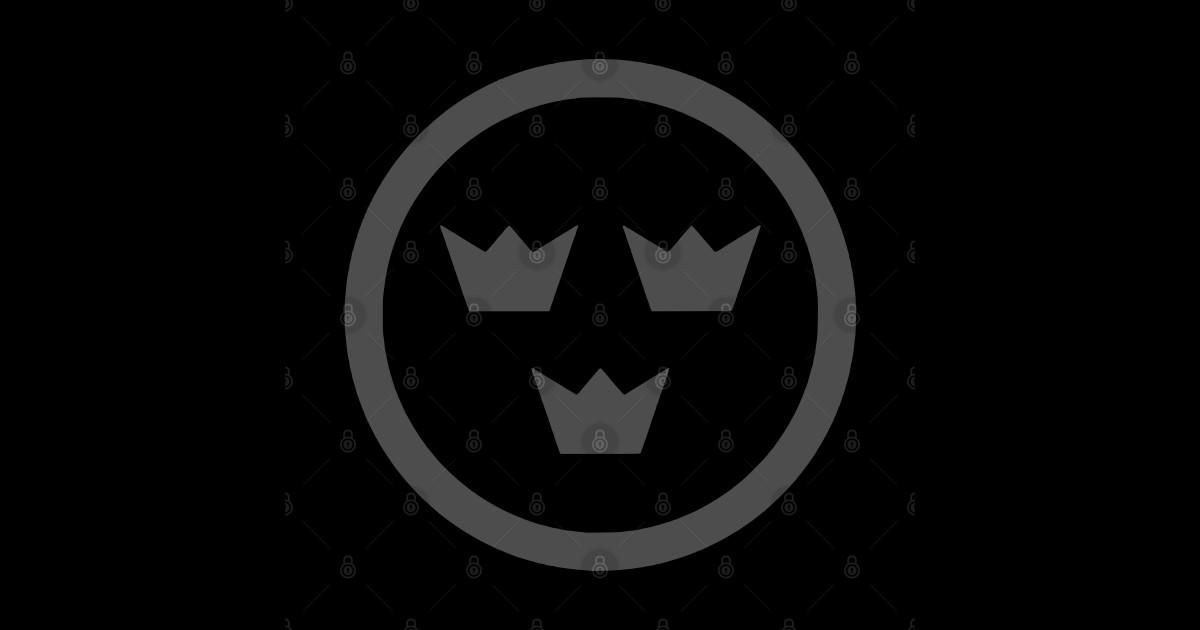 Swedish Air Force Roundel - Swedish Low Vis Roundel - Sticker | TeePublic