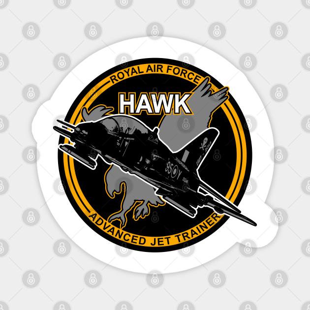 Royal Air Force Hawk Patch - Raf Hawk Advanced Jet Trainer - Magnet ...