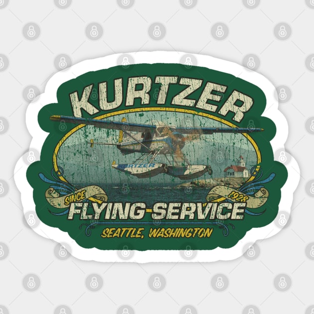 Kurtzer Flying Service 1928 - Seattle - Sticker | TeePublic