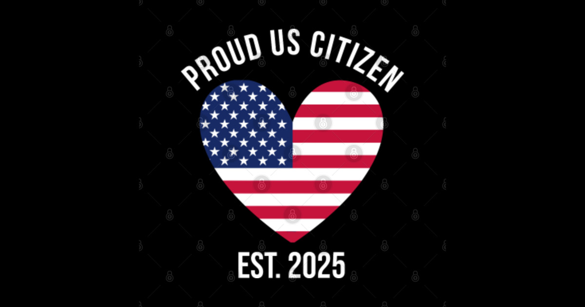 US Citizenship 2025 Decoration American New USA Citizen - Usa Citizen ...