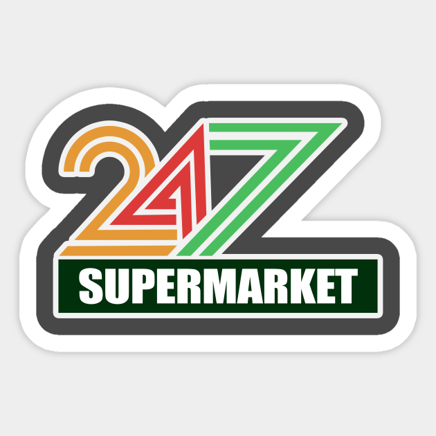 24 7 SuperMarket - Gta5 - Sticker | TeePublic