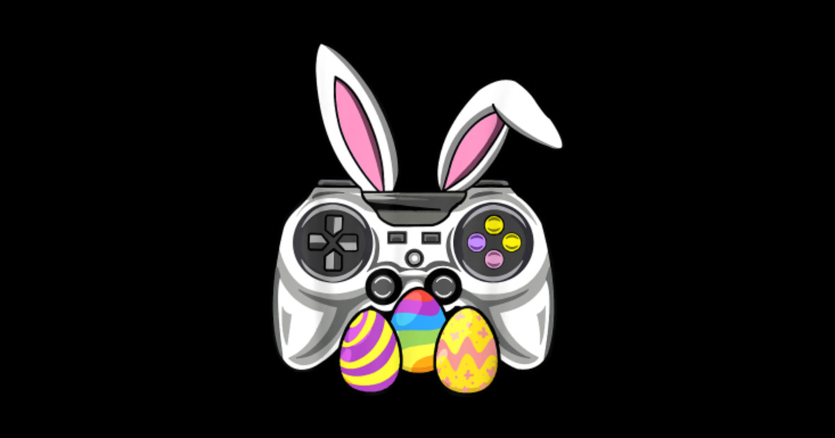 Video Game Easter Bunny Gaming Controller Gamer Boys Girls - Gamer ...