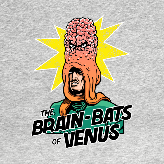 Brain Bats of Venus - Sci Fi - Baseball T-Shirt | TeePublic