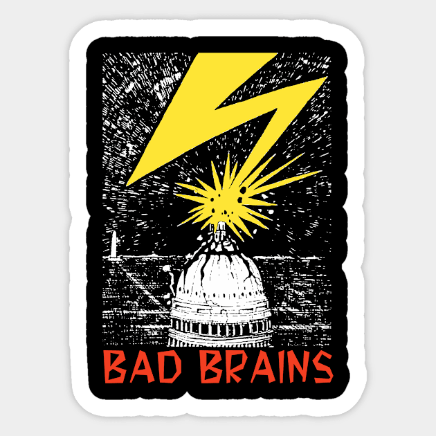 Bad Brains Thunder - Music Lover - Sticker | TeePublic