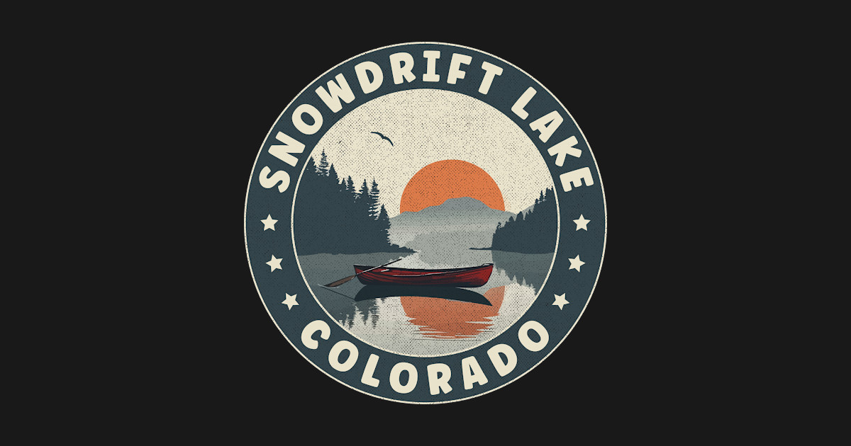 Snowdrift Lake Colorado Sunset - Snowdrift Lake - T-Shirt | TeePublic