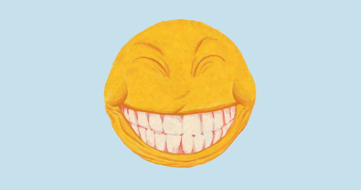 Big Grin Emoji - Smiley Face - Magnet | TeePublic