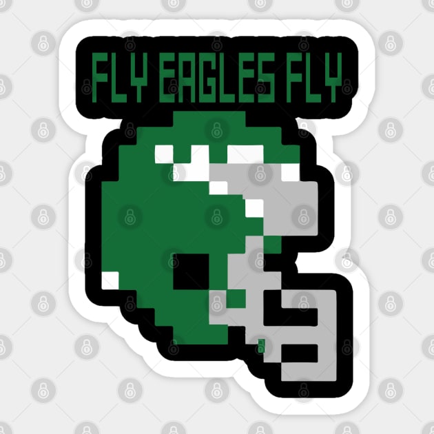 Eagles - Fly Eagles Fly 8 bit - Eagles Football - Sticker | TeePublic