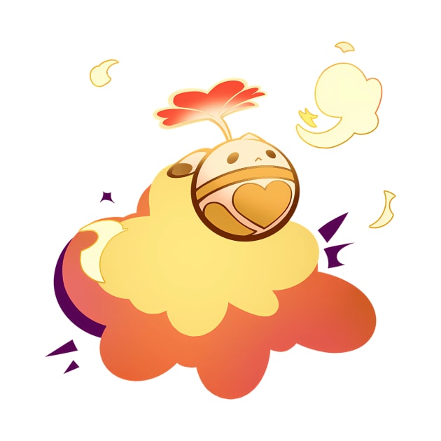 Klee Bomb Jumpy Dumpty - Genshin Impact - T-Shirt | TeePublic