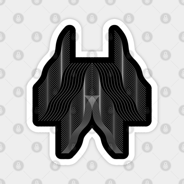 Line drawing abstract dog - Line Drawing Dog - Magnet | TeePublic