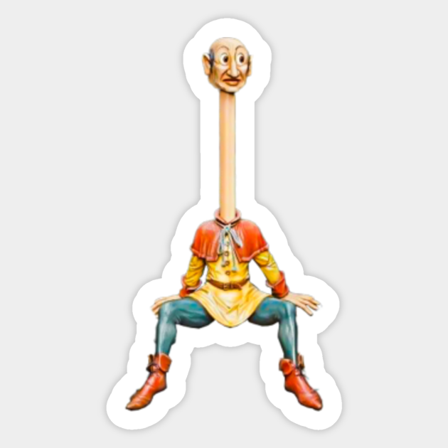 Efteling Langnek Smiling - Efteling - Sticker | TeePublic