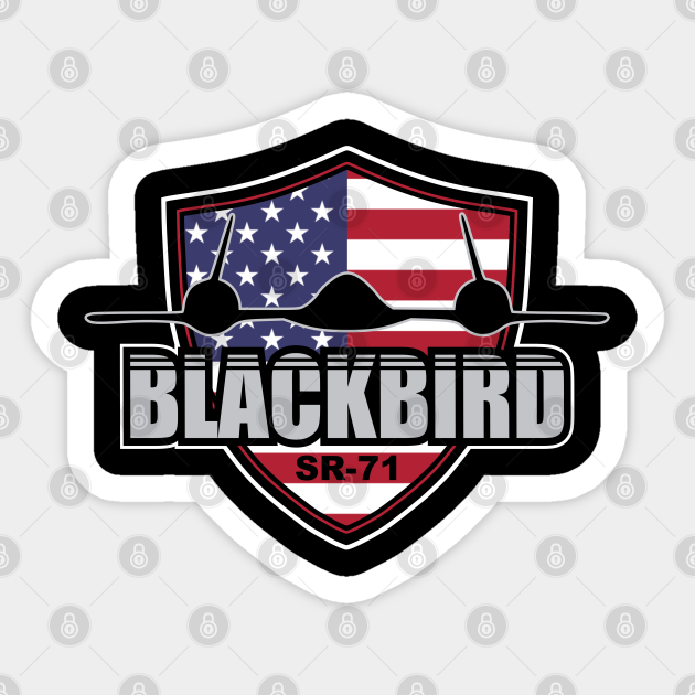 SR-71 Blackbird - Usaf Blackbird Jet - Sticker | TeePublic