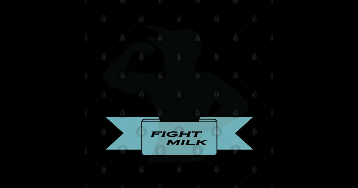FIGHT MILK Logo - Iasip - Sticker | TeePublic