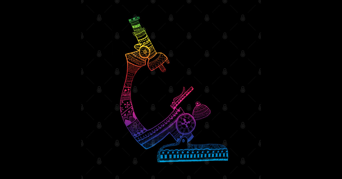 Beautiful Rainbow colourful Microscope mandala - Beautiful Rainbow ...