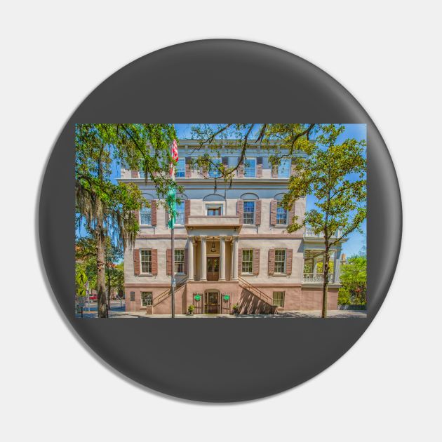 Juliette Gordon Low House Savannah Georgia - Building - Pin | TeePublic
