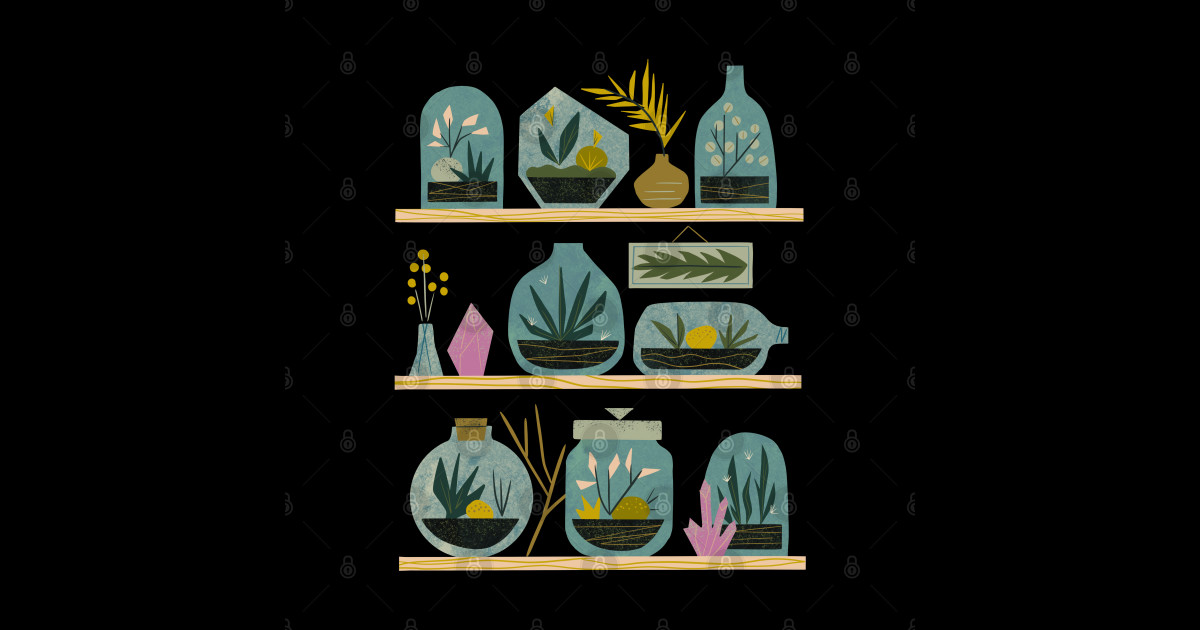 The Terrarium Collection - Terrarium - Posters and Art Prints | TeePublic