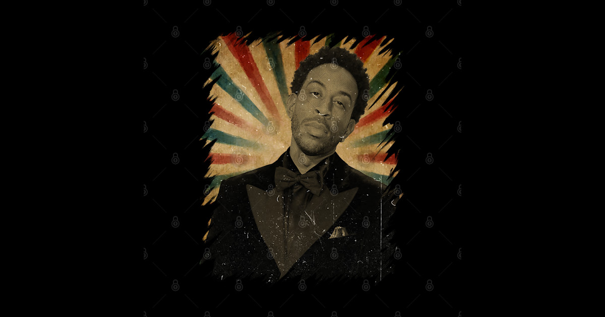 Ludacris // Photo Vintage Retro Look Fan Design - Ludacris - Sticker ...