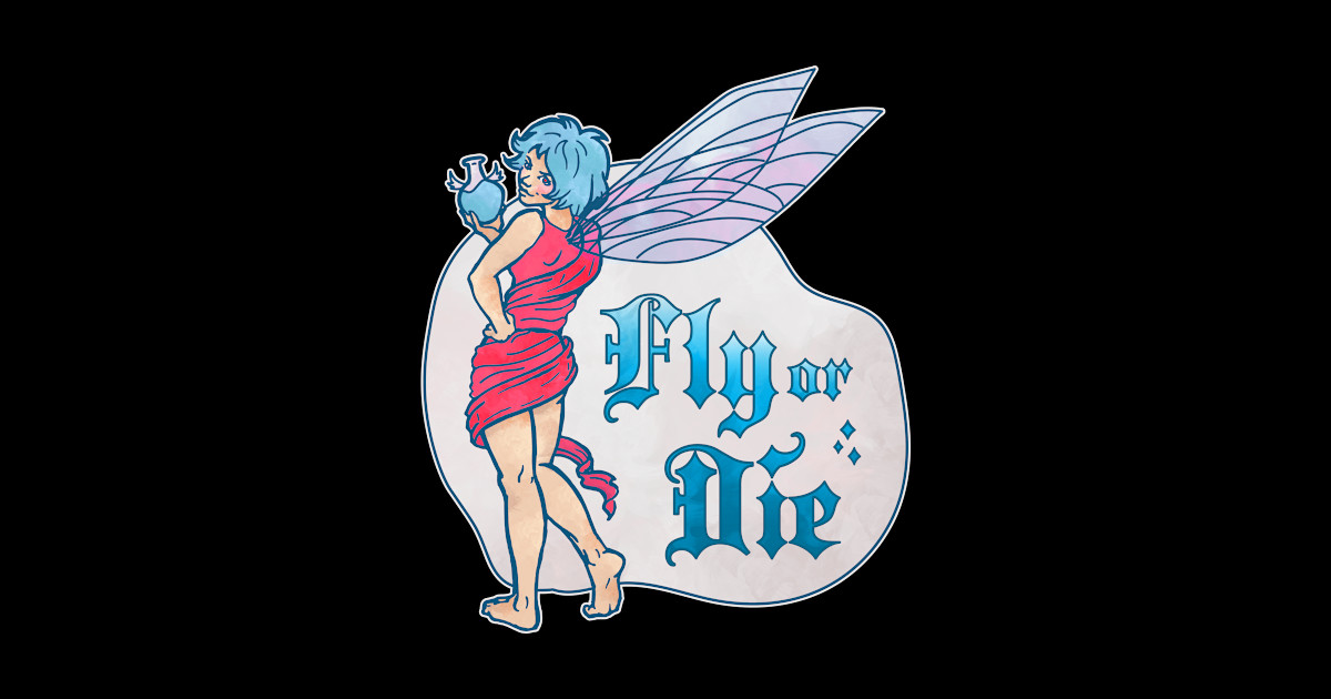 Fly or Die Potion Pixie Fairy - Pixie - Posters and Art Prints | TeePublic