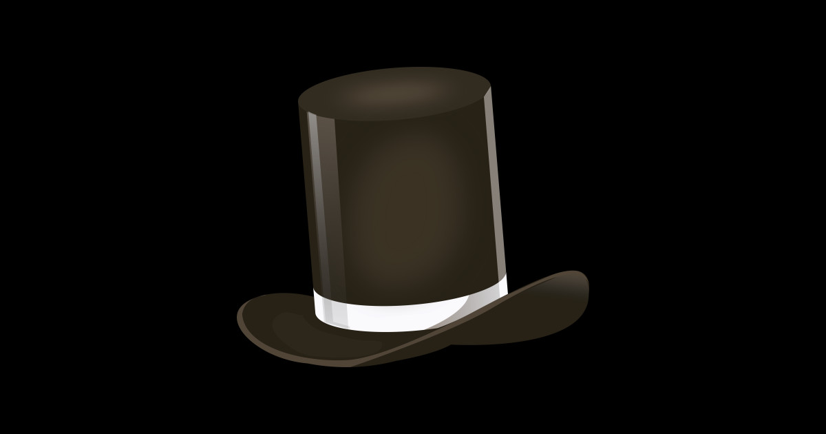 Top hat - Top Hat - Sticker | TeePublic