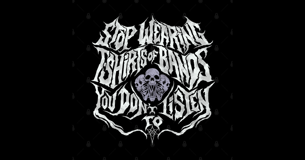 BAND SHIRTS - Metalcore - Sticker | TeePublic