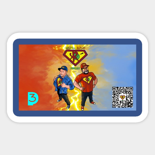 Banner for KR & 3P - Krypton - Sticker | TeePublic