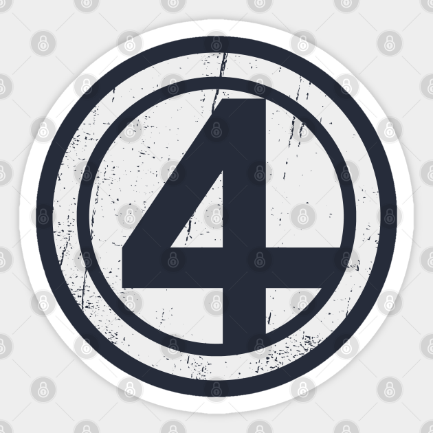 Fantastic 4 - Fantastic Four - Sticker | TeePublic