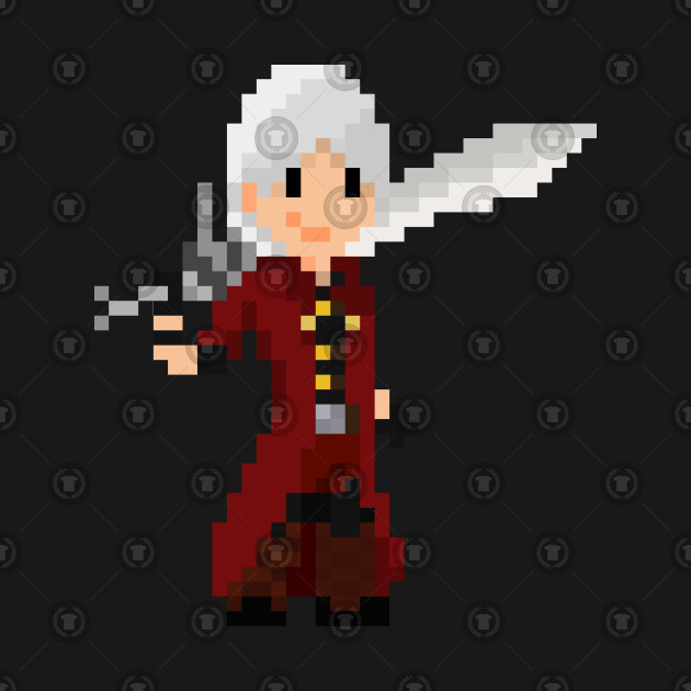 Pixel Dante - Devil may cry - Devil May Cry - T-Shirt | TeePublic