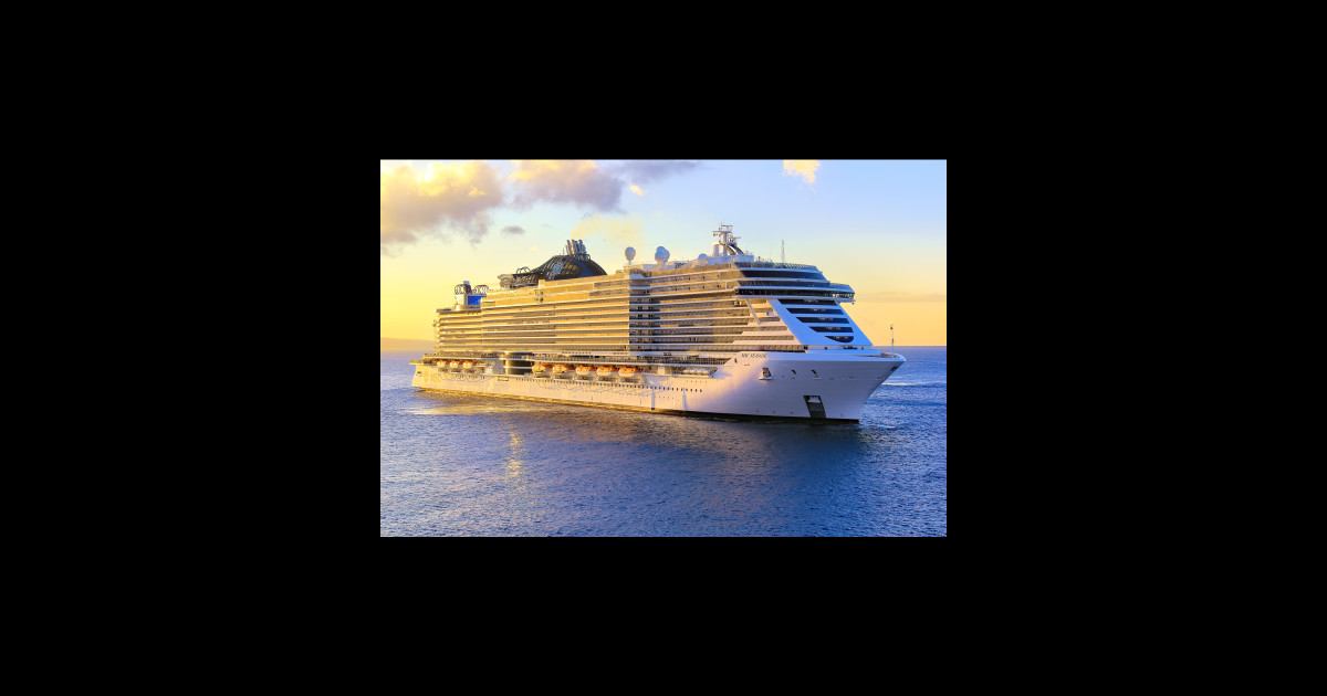 MSC Seaside at sea - Msc Seaside - Sticker | TeePublic