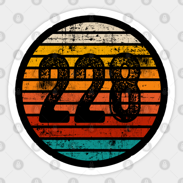 Distressed Vintage Sunset 228 Area Code - 228 Area Code - Sticker ...